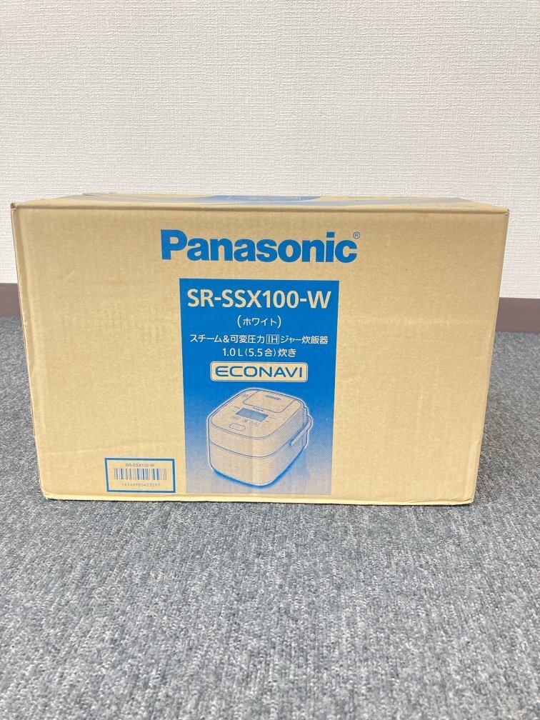 AH Panasonic スチーム&可変圧力IH ジャー炊飯器 SR-SSX100 W パナソニック ホワイト 家電 電化製品 EA0 EB0(圧力IH)｜売買されたオークション情報 ...
