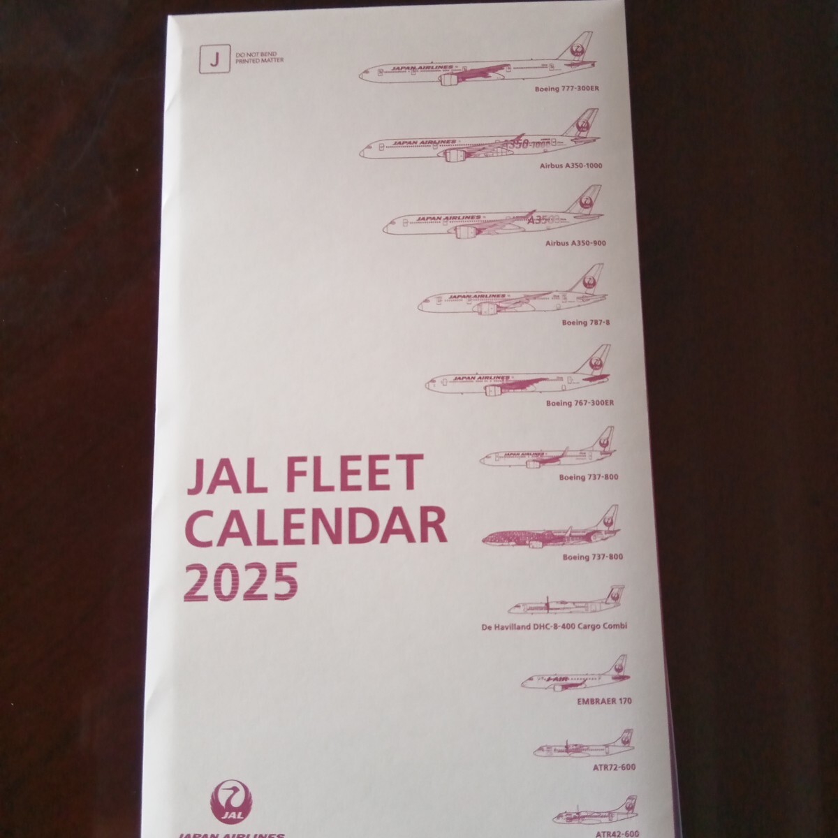 Yahoo!オークション - JAL FLEET カレンダー 卓上カレンダー 2025