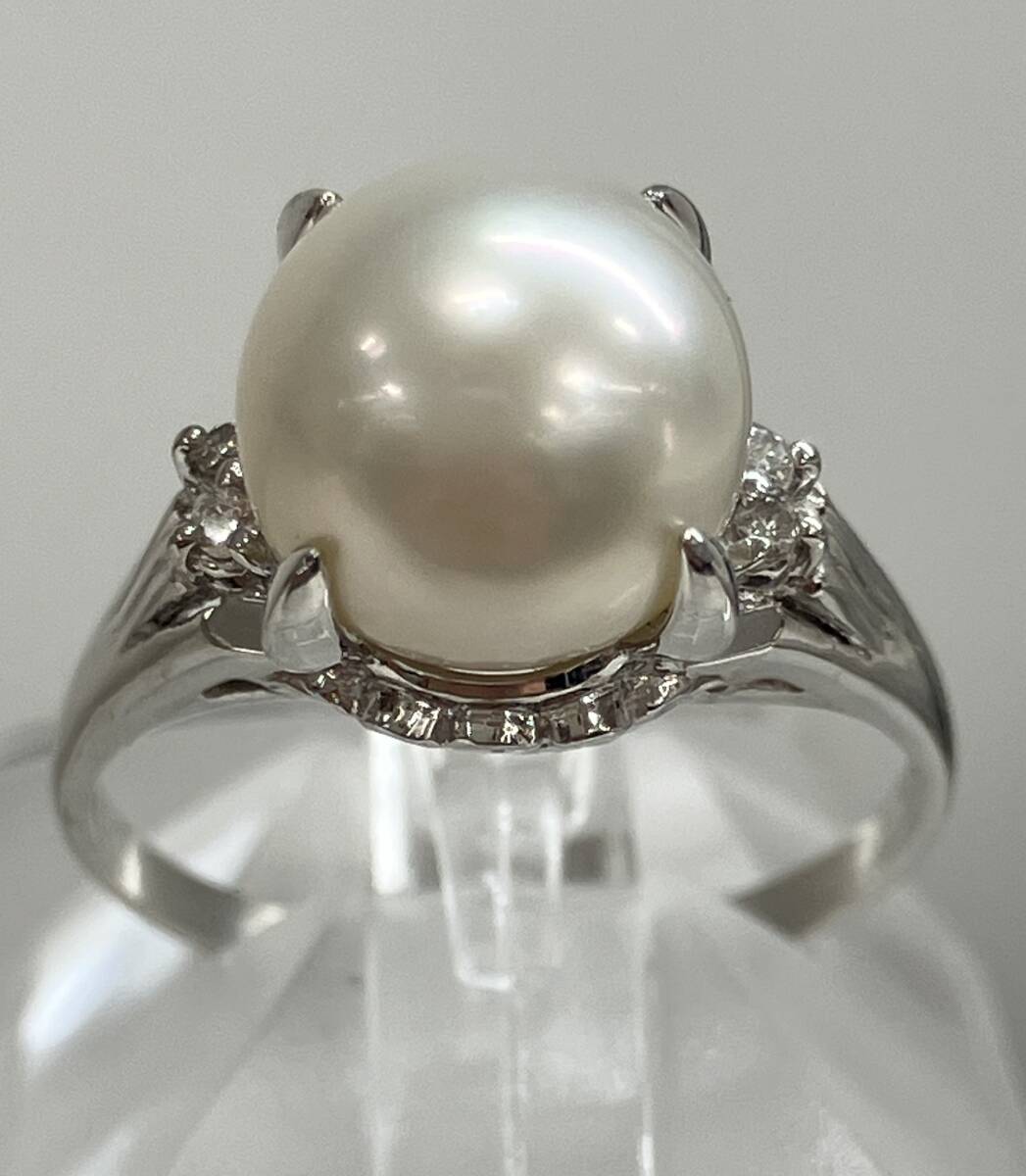 Yahoo!オークション - Pt900 ダイヤ 0.04ct 13号 リング