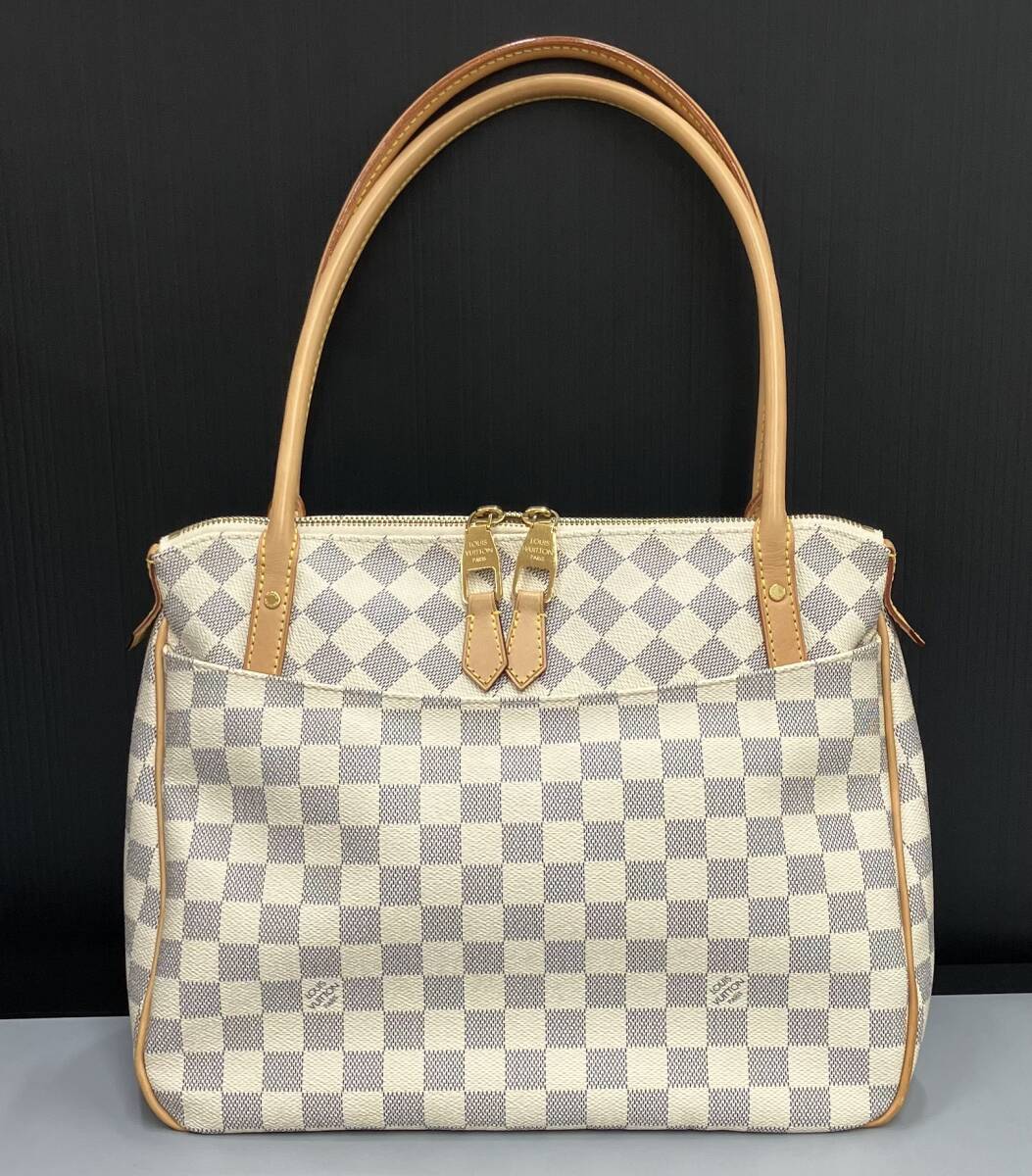 Yahoo!オークション - ダミエ アズール フィジェリ PM N41176 W330×H2...