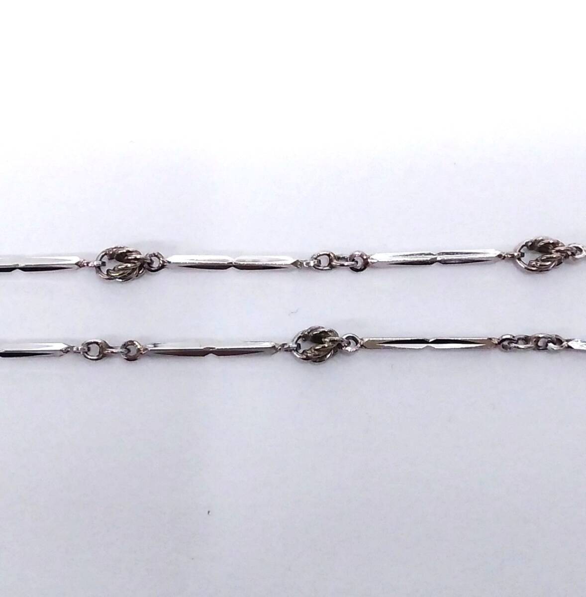 Yahoo!オークション - Pt850 デザインネックレス 約39cm 4.5g