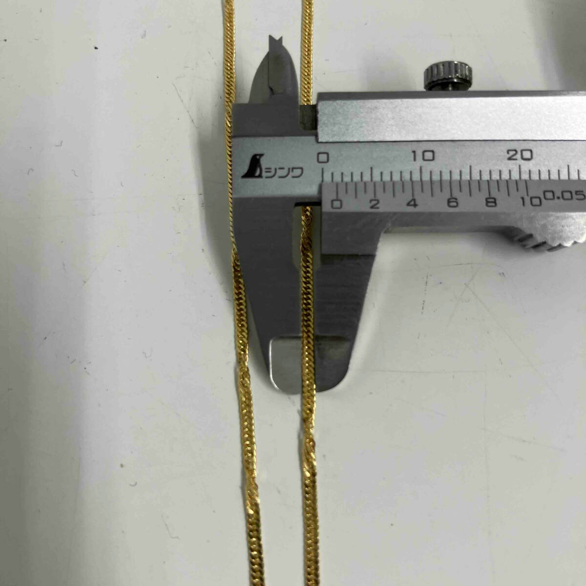 Yahoo!オークション - K18 18金 イエローゴールド 全長約 44.5cm 総重...