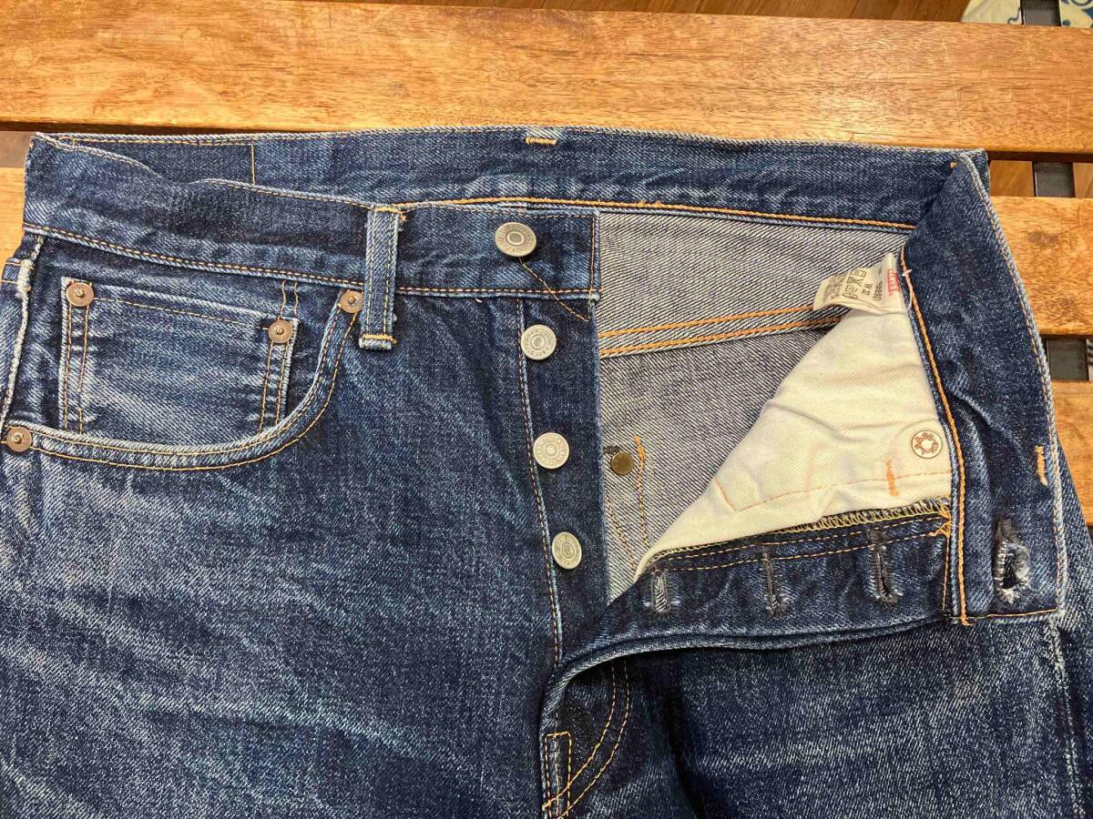 Yahoo!オークション - LEVIS リーバイス 復刻 501XX ジーンズ デニムパ...