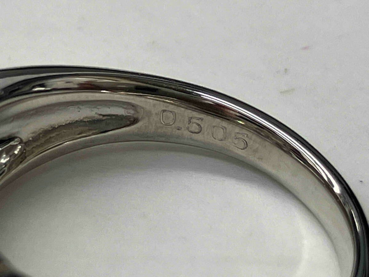 Yahoo!オークション - Pt900 プラチナ 天然ダイヤモンド D0.505ct #11 ...