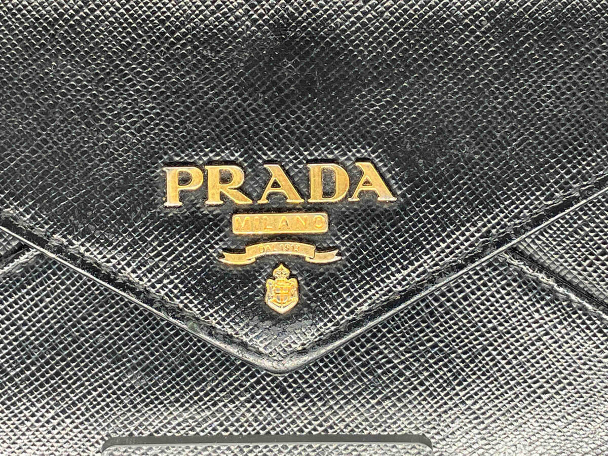 PRADA/1MH037 黒 財布 - 長財布(小銭入れあり) PRADA/1MH037 黒 財布 - 長財布(小銭入れあり)