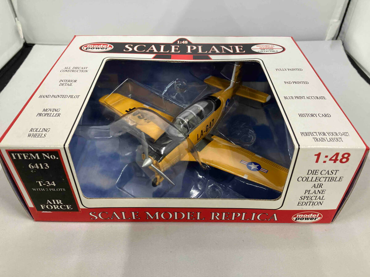 現状品 model power 1/48 SCALE PLANE ビーチクラフト T-34 メンター No.6413(軍用機)｜売買されたオークション情報、yahooの商品情報をアーカイブ公開 ...