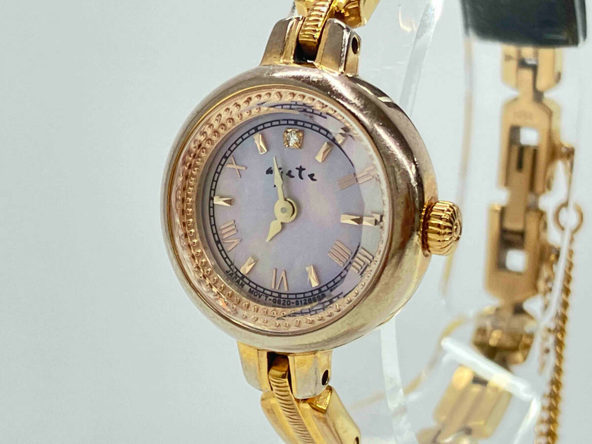 Yahoo!オークション - agete アガット821020150 ソーラー 腕時計