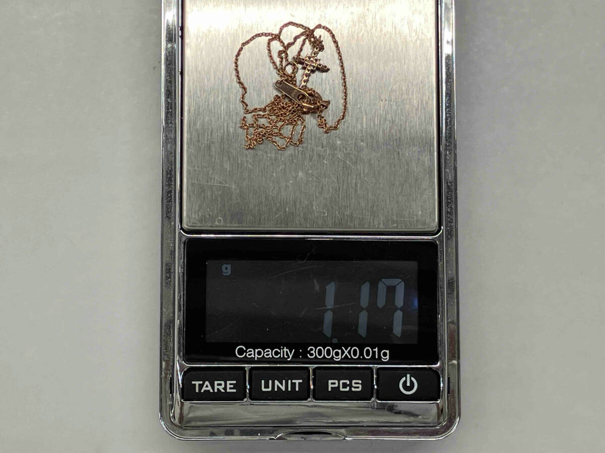 Yahoo!オークション - K10 K10PG ピンクゴールド 40㎝ 総重量1.17g ネ...