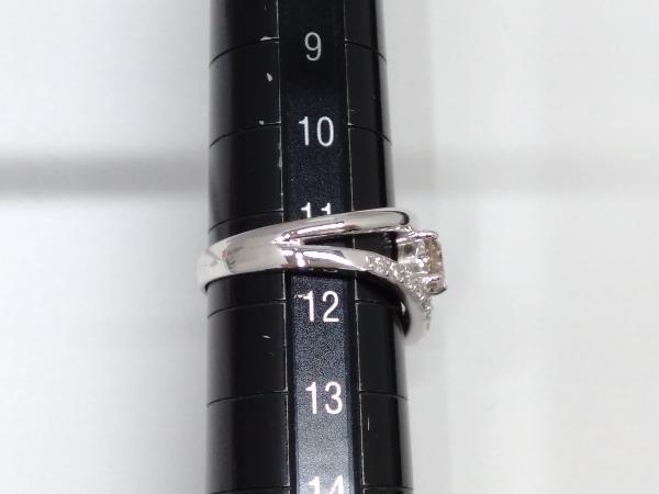 Yahoo!オークション - 【新品仕上げ済/ソーティング付】 K18WG 天然ダ...