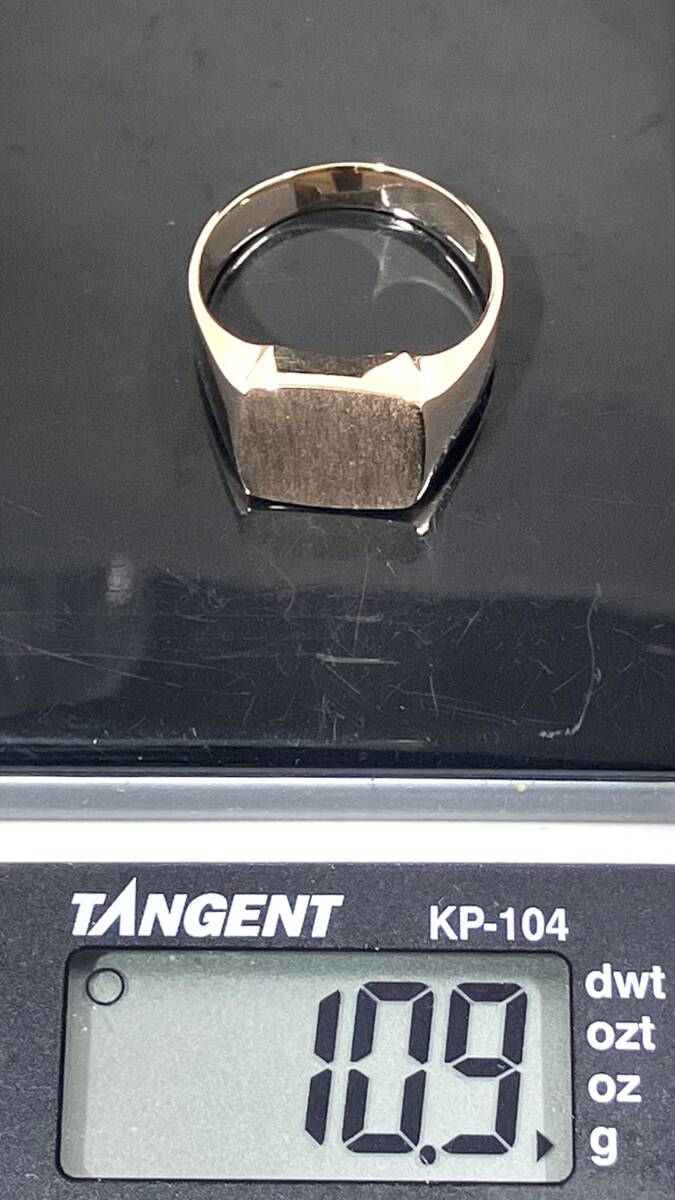 Yahoo!オークション - [新品仕上済み] K18 14号 10.9g リング