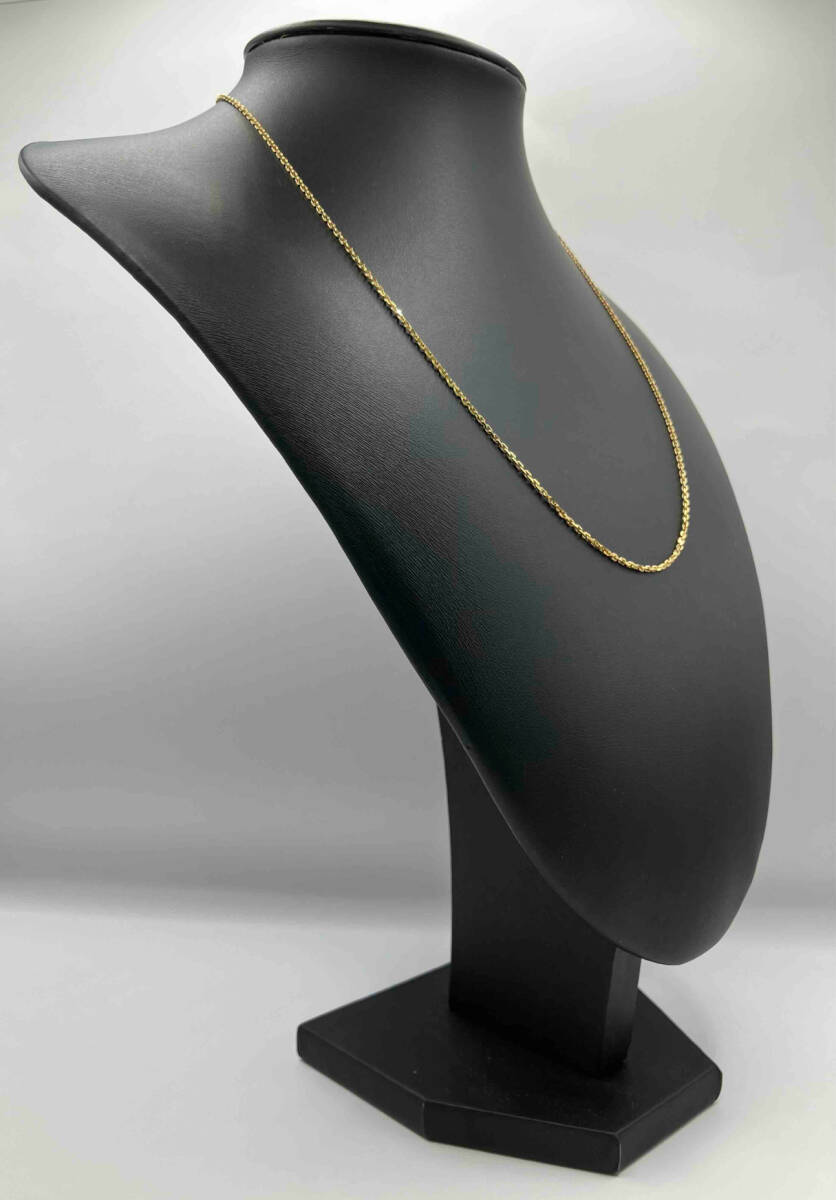 Yahoo!オークション - K18 18金 イエローゴールド 全長約 50cm 総重量...