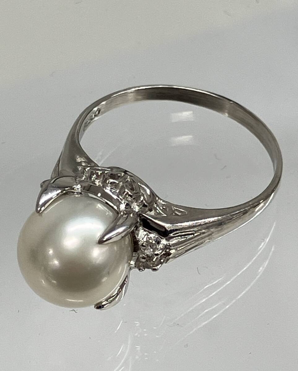 Yahoo!オークション - Pt900 ダイヤ 0.04ct 13号 リング