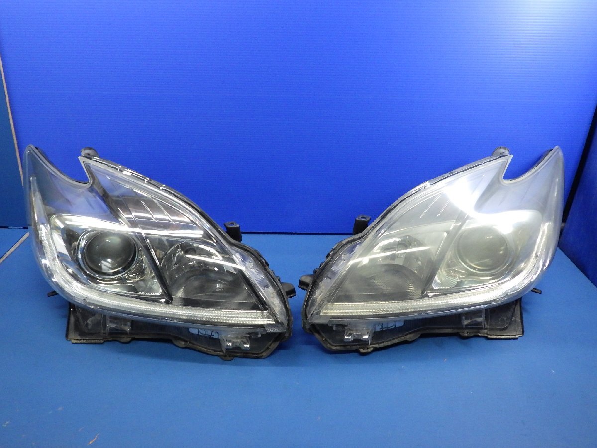 30 プリウス ヘッドライト 左右セット 47-52 HID レベライザー付き H25年 ZVW30 個人宅直配不可(ヘッドライト)｜売買されたオークション情報、yahooの商品情報を ...