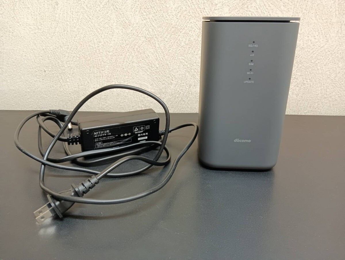 Yahoo!オークション - A723 NTT ドコモ home5G Wifiルーター HR02 電源...