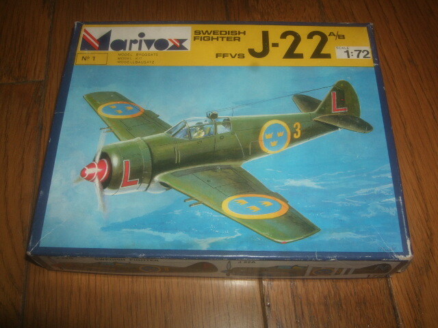 Yahoo!オークション - マリボックス 1/72 サーブJ22 ジャンク