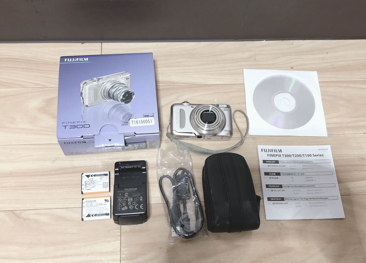 Yahoo!オークション - 美品FUJIFILM FinePix T300 コンパクトデジタル...