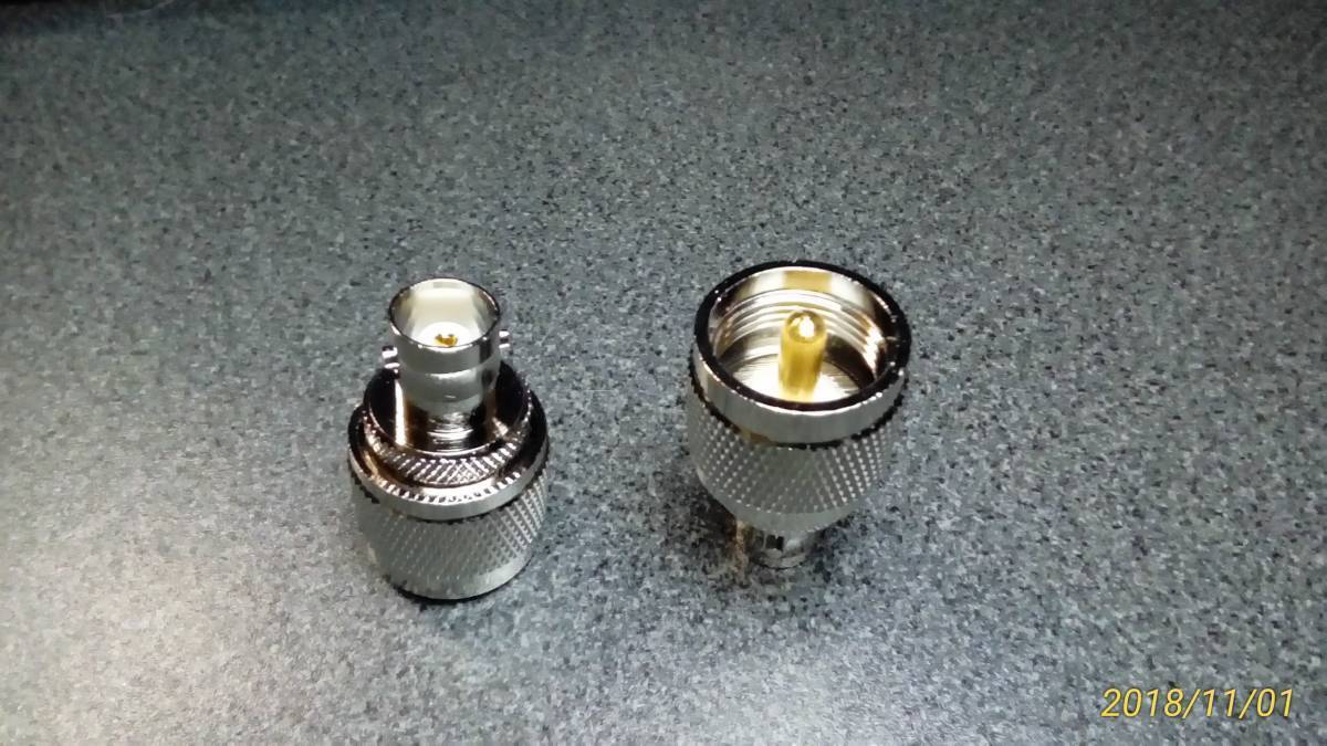 UHF-P BNC-J 変換アダプタ UHFオス-BNCメス M型オス-BNCメス M-P BNC-J(アマチュア無線)｜売買されたオークション情報、yahooの商品情報をアーカイブ公開 ...