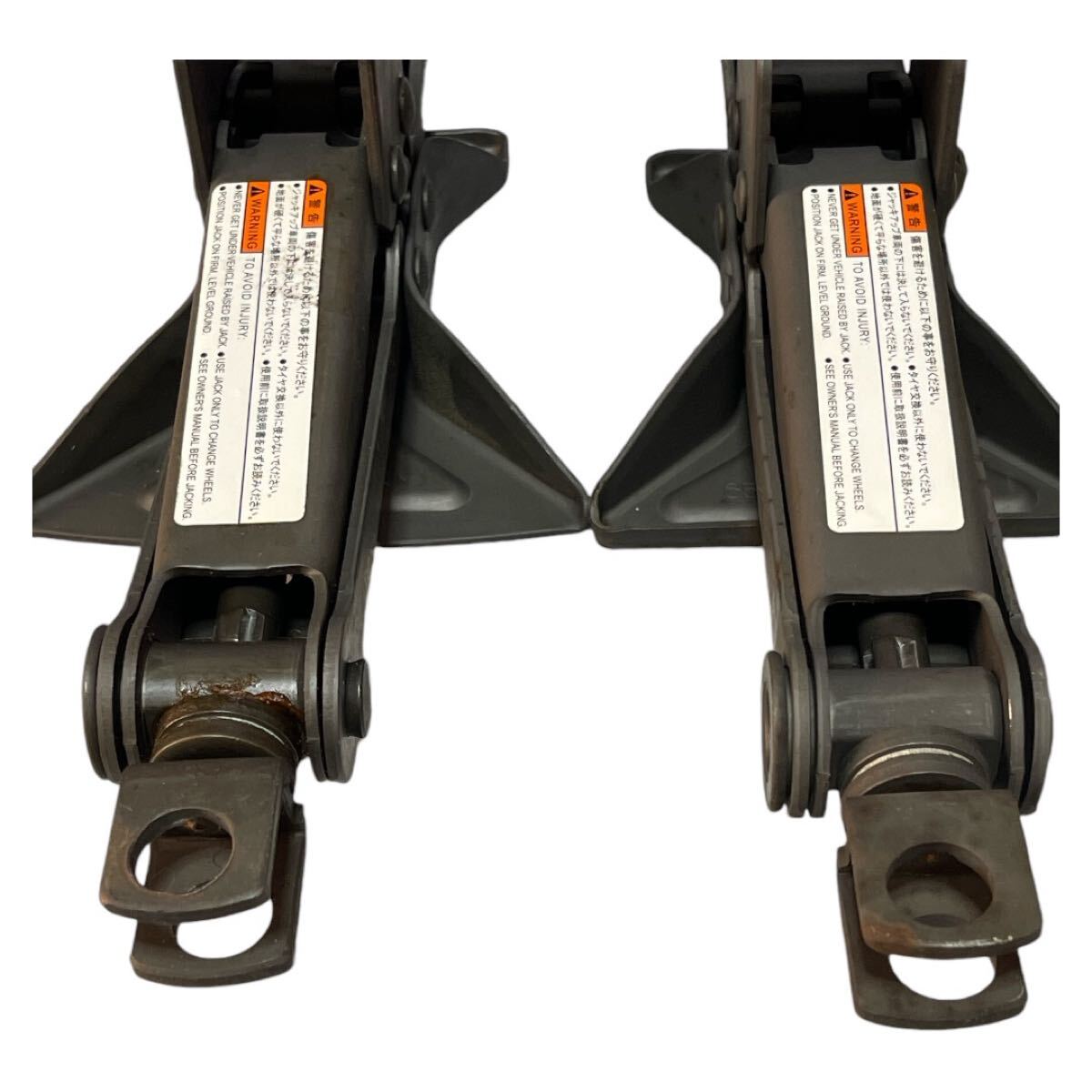 Yahoo!オークション - 車載工具 2台 パンタグラフジャッキ 650Kg 管1...