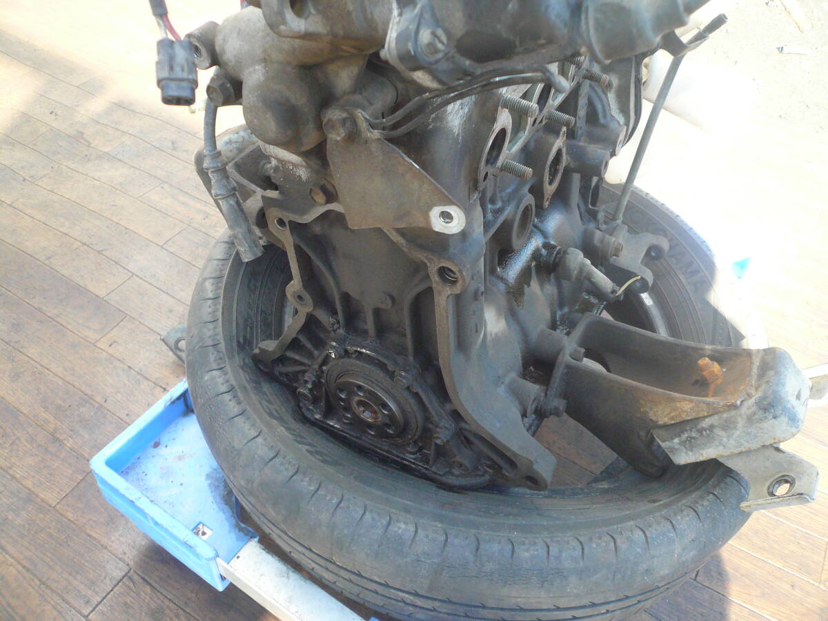 Yahoo!オークション - B66 ジムニー JA11 エンジン本体 F6A ...