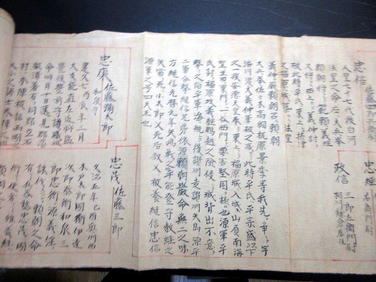 Yahoo!オークション - Y44豊後大友家の家臣「佐藤家系図」1巻/大分/古...