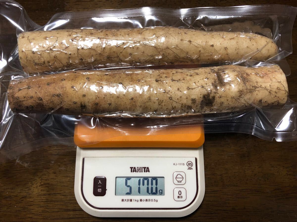 Yahoo!オークション - 2024新物 栃木県産 自然薯 510g B品 真空パック