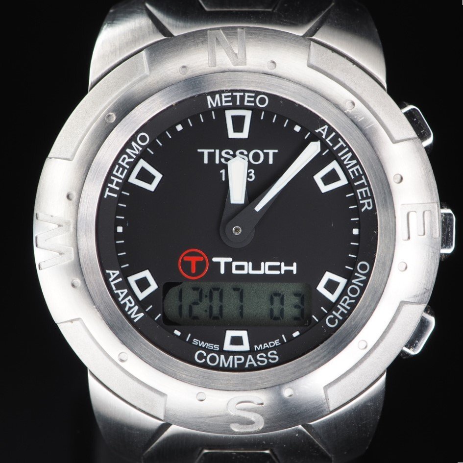 Yahoo!オークション - 1円~ TISSOT ティソ TTouch Tタッチ T33.1.588....