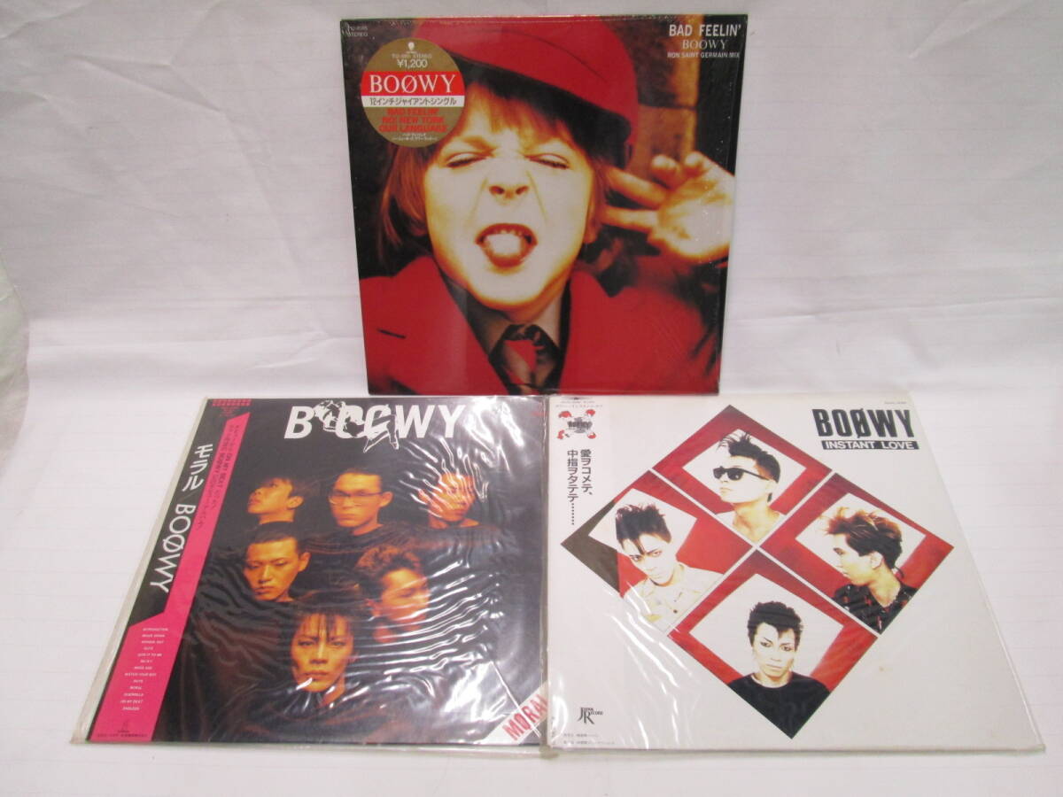 Yahoo!オークション - 【LP＋12インチ】 BOOWY 3タイトルセット BAD FE...