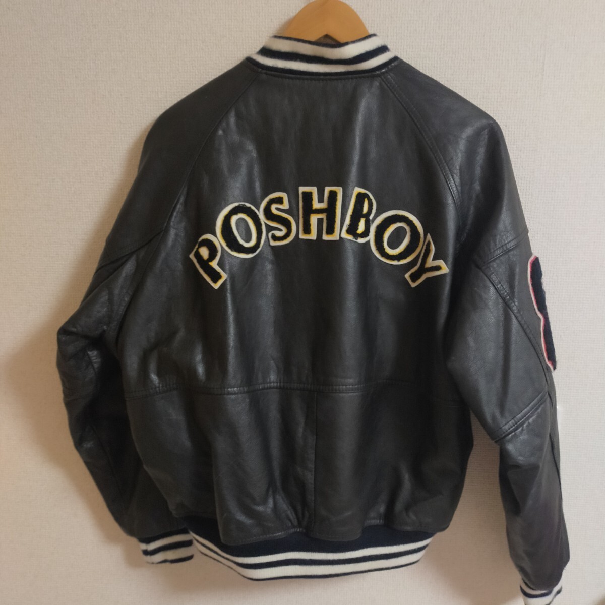 Yahoo!オークション - POSHBOY ポッシュボーイ オールレザー スナップ...