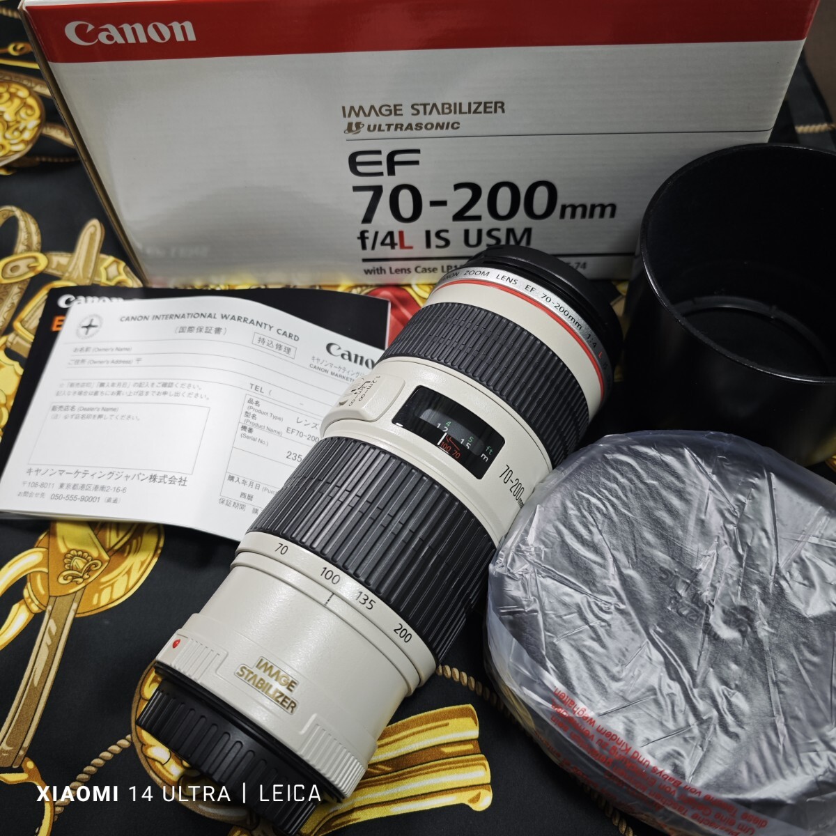 Yahoo オークション Canon Ef 70 200mm F4 L Is Usm 美品 純正フード