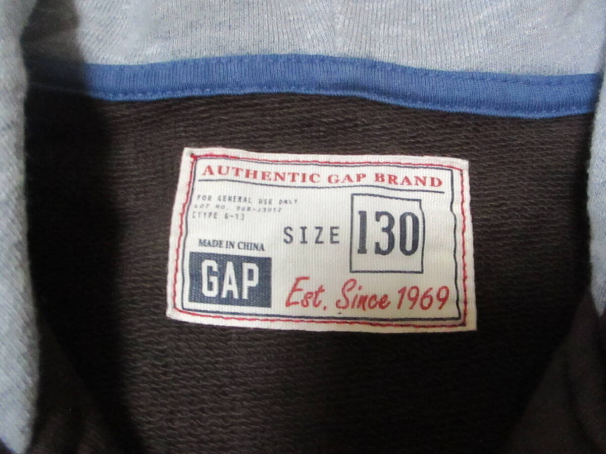 Yahoo!オークション - GAP・スウット地パーカー・茶色・サイズ130㎝