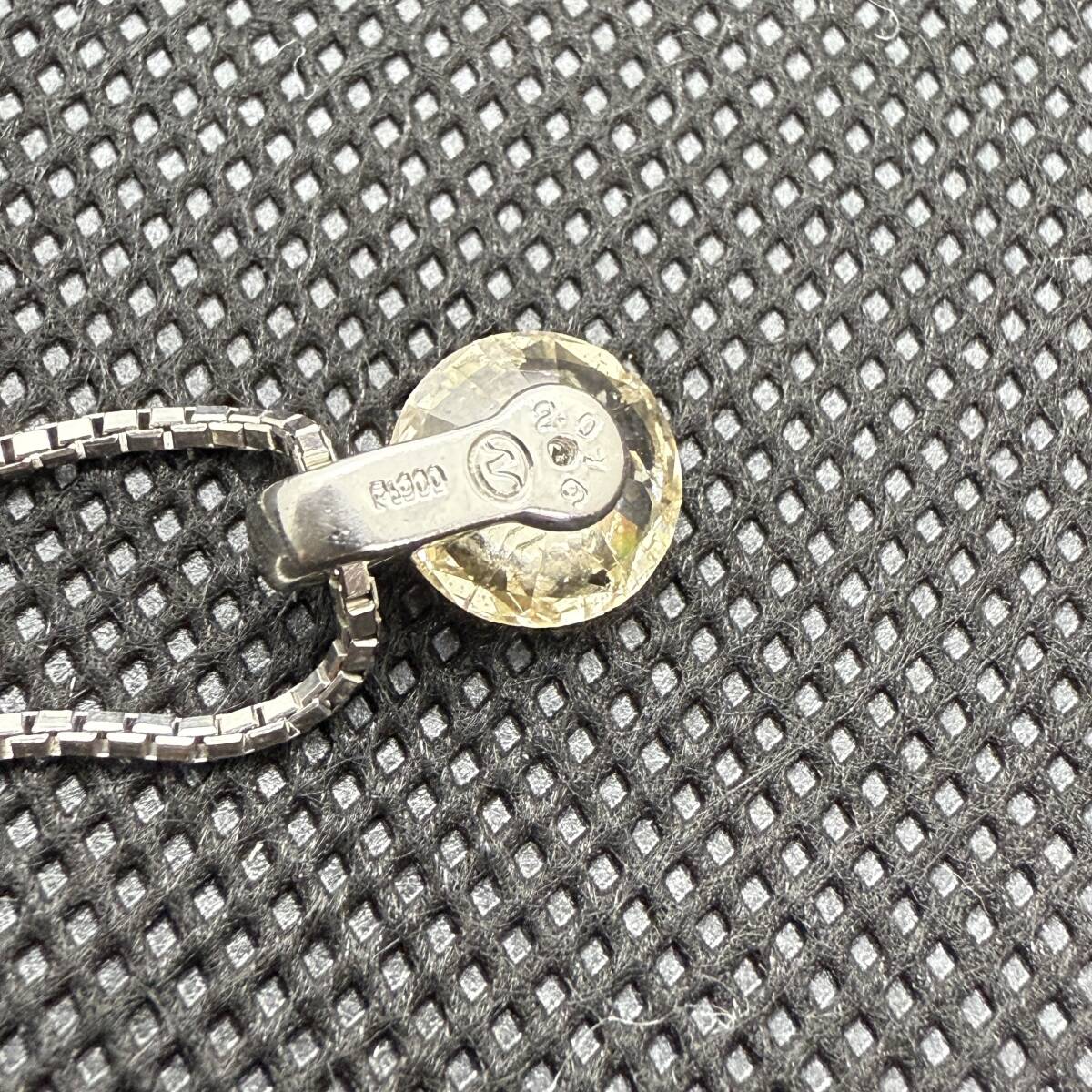 Yahoo!オークション - イエローダイヤネックレス 2.016Ct Pt850 直径8m...