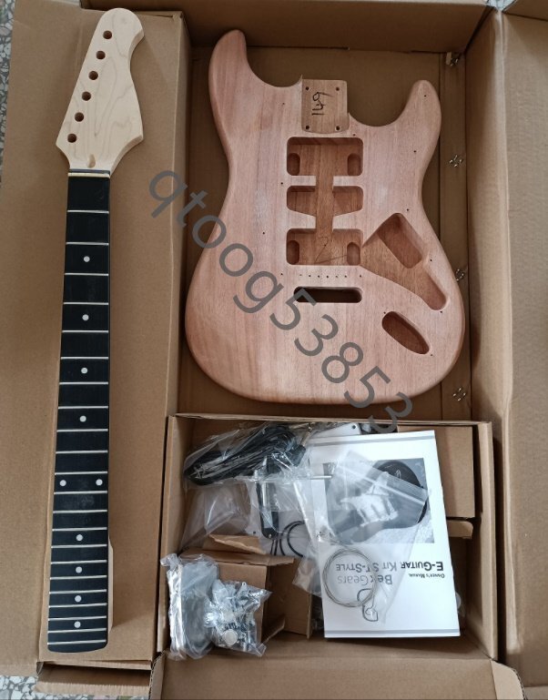 Yahoo!オークション - エレキギターST6アッセンブリDIYセット 22フレッ...