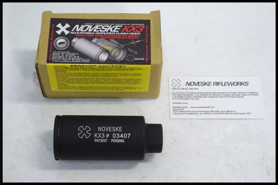 Yahoo!オークション - 東京)MADBULL NOVESKE KX3 フラッシュハイダー 1...