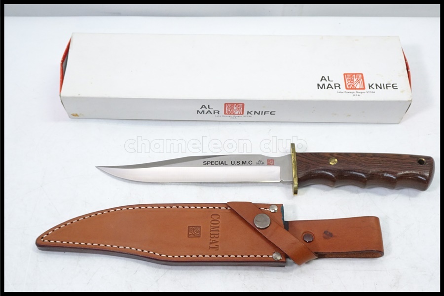 Yahoo!オークション - 東京)ALMAR アルマー USMC COMBAT シースナイフ