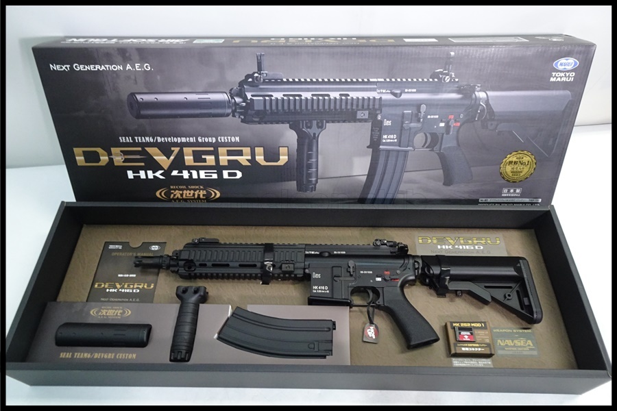 Yahoo!オークション - 東京)東京マルイ HK416D DEVGRU デブグル 次世代...