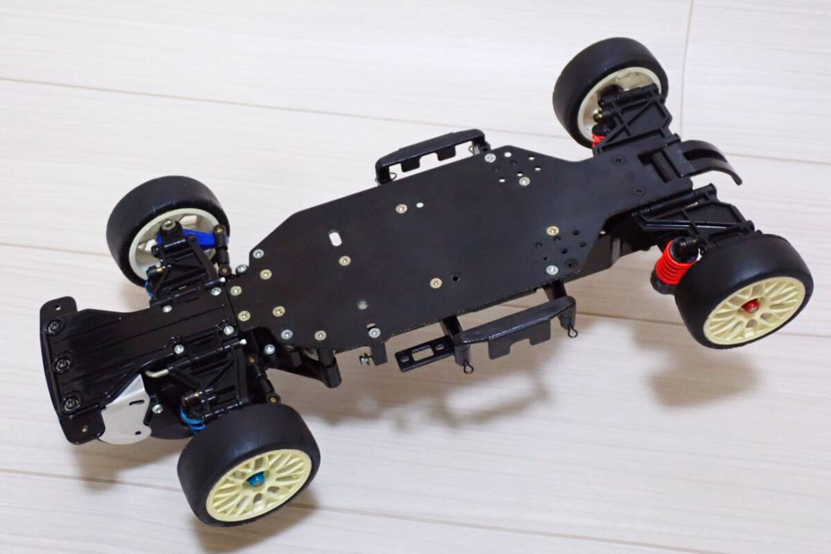 Yahoo!オークション - 1/10 タミヤ FF01 FRP シャーシ オプションパーツ付
