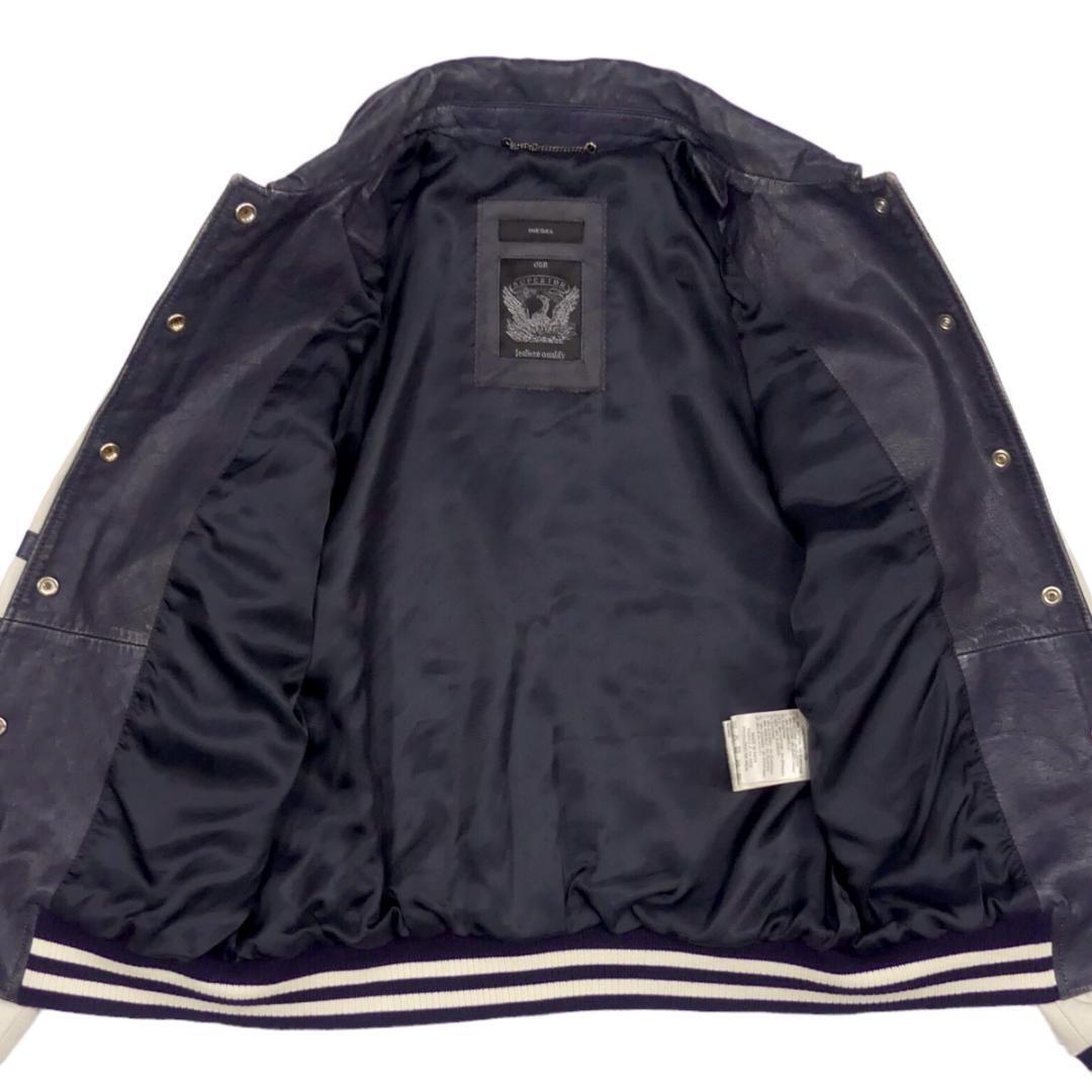 即決 DIESEL メンズ S オールレザースタジャン ディーゼル 黒 即決 DIESEL メンズ S オールレザースタジャン ディーゼル 黒