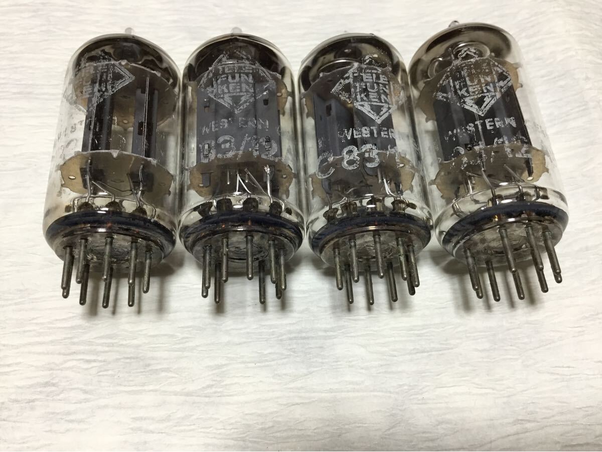 Yahoo!オークション - 真空管 TELEFUNKEN ECC83 12AX7 4本 ダイヤマー...