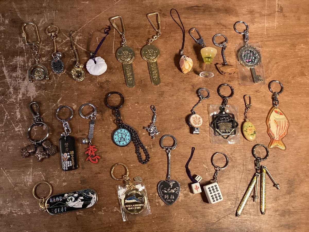 SS-6450 キーホルダー まとめて 三保日本平 阿蘇 大阪 麻雀 魚 スキー 爪切り ディズニーランド お土産 レトロ 450g /くHIら(雑貨)｜売買されたオークション情報、yahoo ...