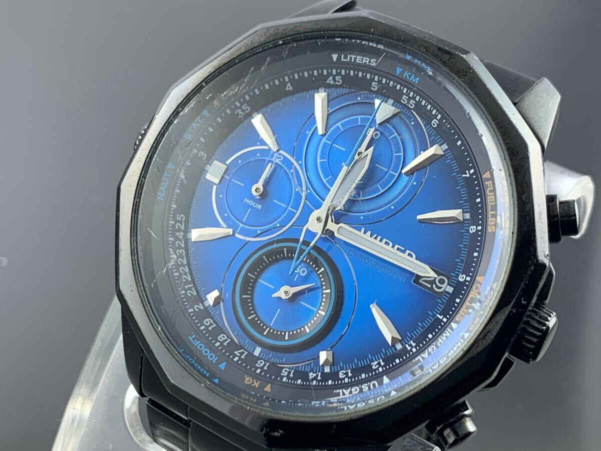 Yahoo!オークション - [A1423]1円～ メンズ腕時計 クォーツ クロノグラ...