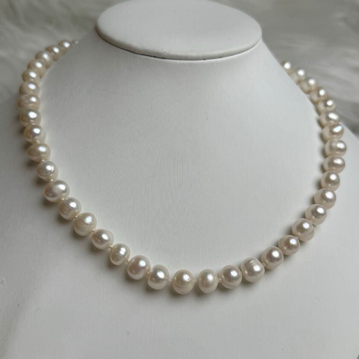 Yahoo!オークション - 本真珠ネックレス8mm 42cm jewelry Pearl neckla...