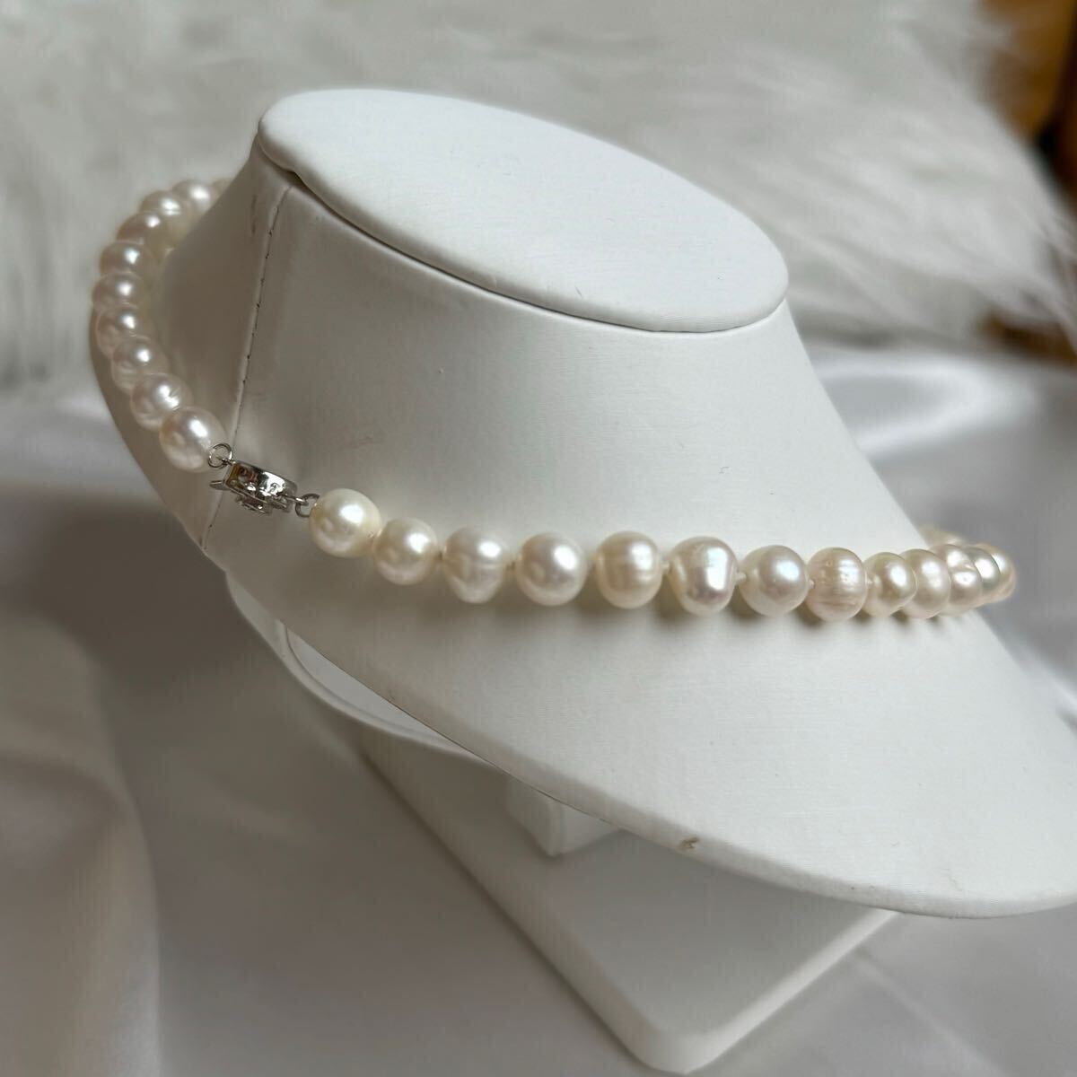 Yahoo!オークション - 本真珠ネックレス8mm 42cm jewelry Pearl neckla...