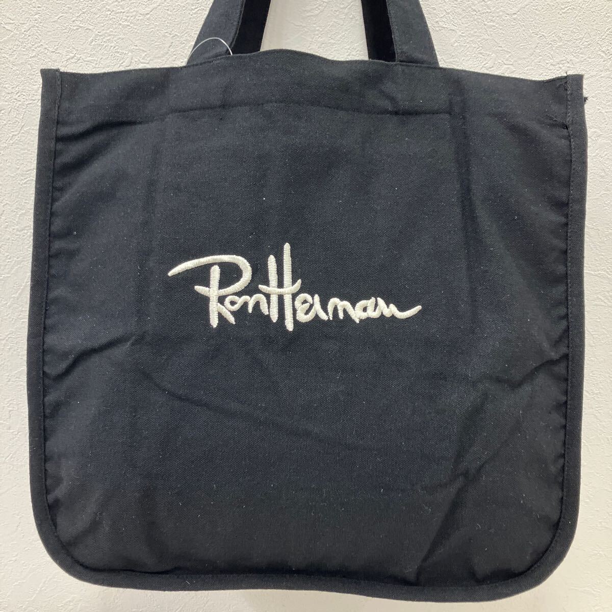 47−2578 Ron Herman ロンハーマン トートバッグ サブバッグ 刺繍 キャンバス 黒 ブラック レディース メンズ 大きめ カジュアル(女性用)｜売買されたオークション情報 ...
