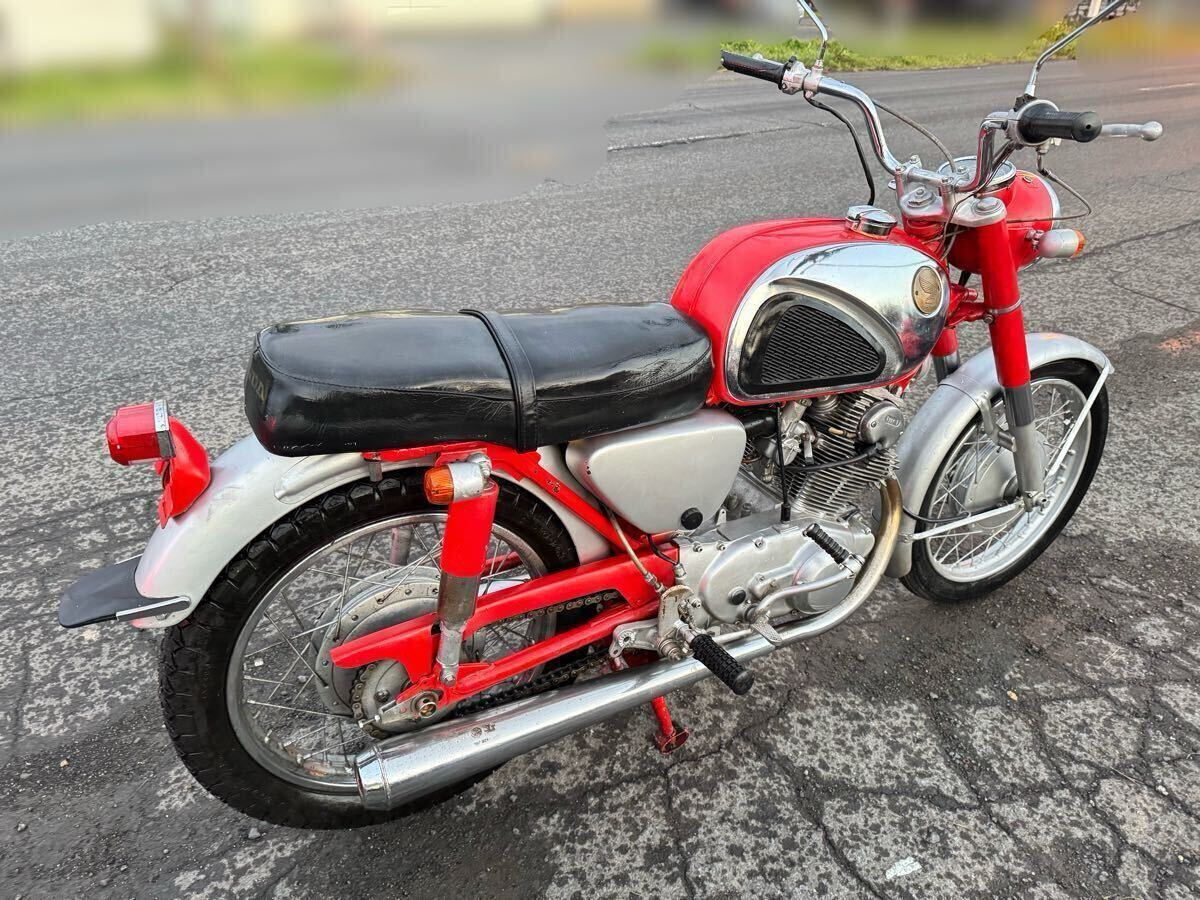 Yahoo!オークション - 希少 ホンダ CB72 TYPE1 CB77エンジン搭載 レス...