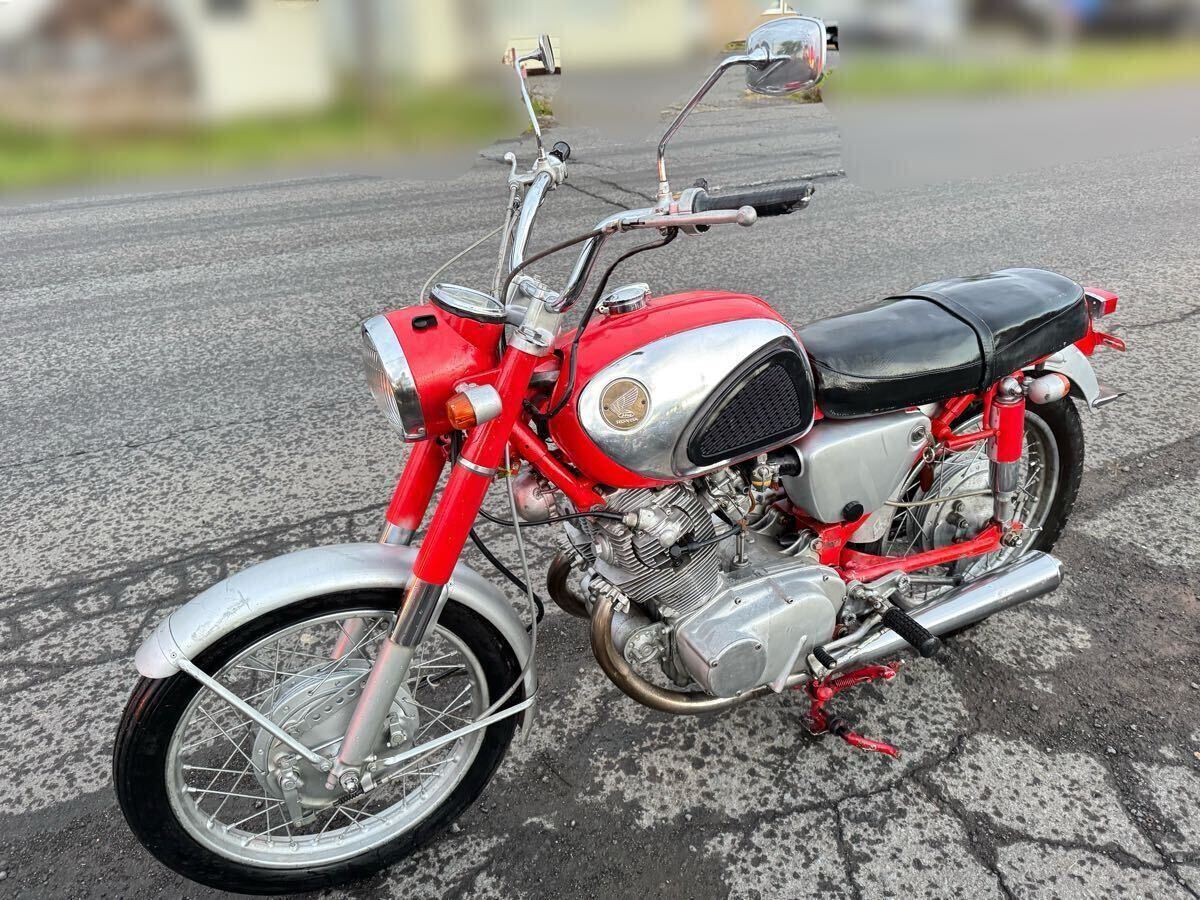 Yahoo!オークション - 希少 ホンダ CB72 TYPE1 CB77エンジン搭載 レス...
