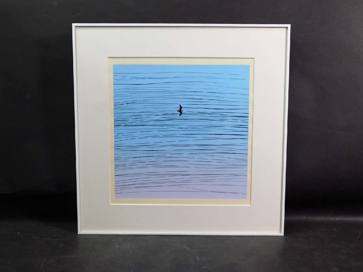 Yahoo!オークション - ケンシ(中村憲之) seagull-B 風景画 シルクスク...