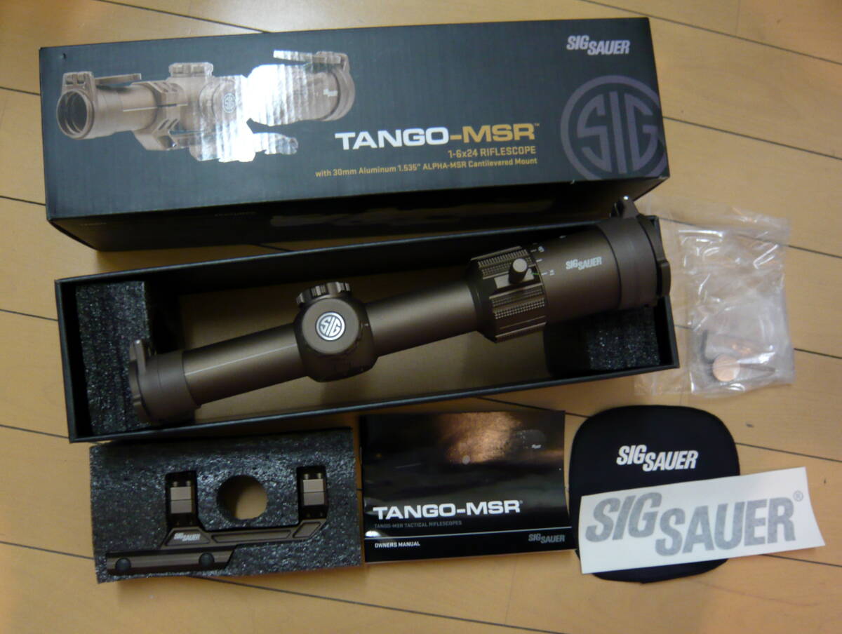Yahoo!オークション - 最終値下げ 実物 Sig Sauer Tango-MSR 1-6X24mm ...