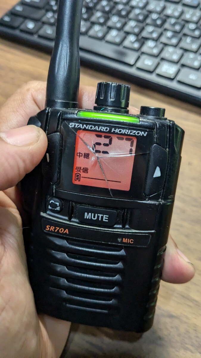 Yahoo!オークション - スタンダードホライゾン SR70A 特小 トランシー...