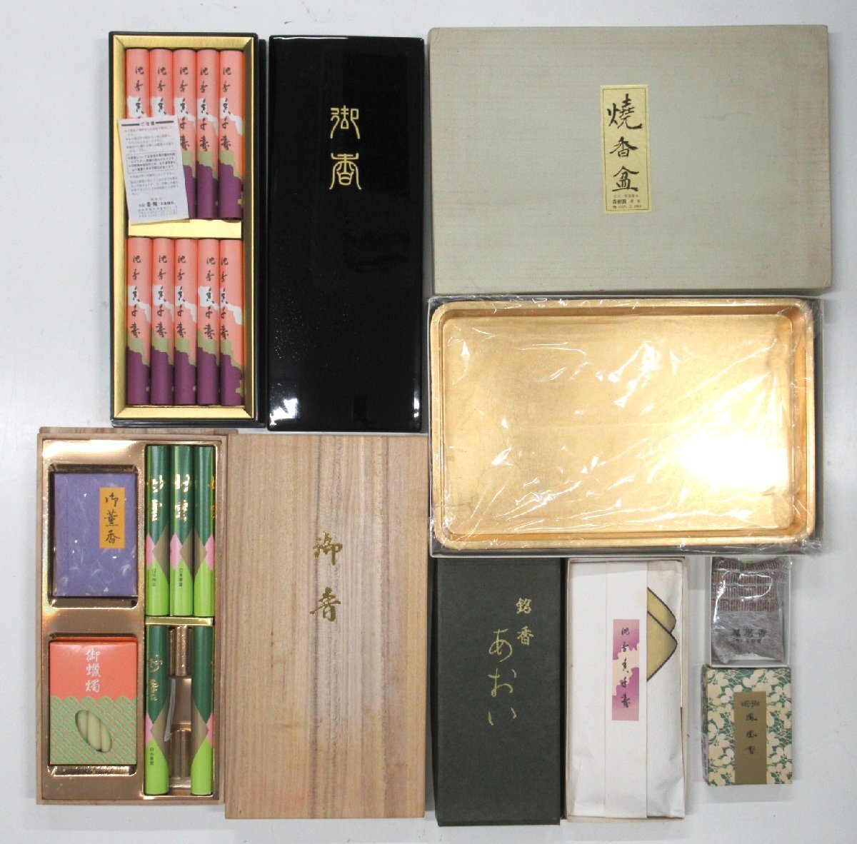 Yahoo!オークション - H67 御香 お香 焼香盆 鳳凰香 まとめて5点 玉初...