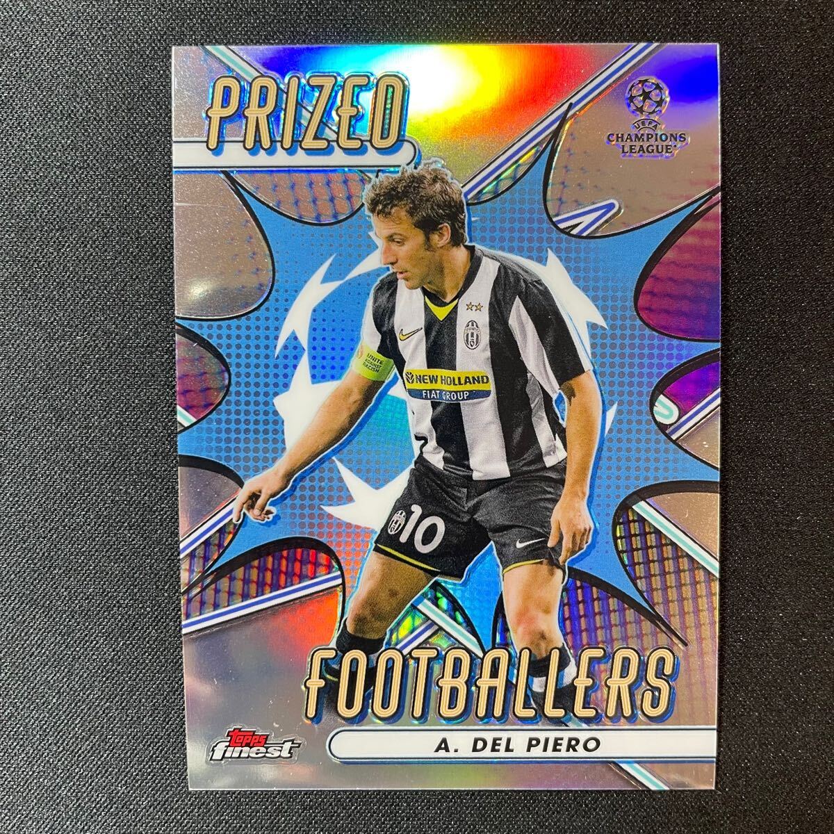 2022-23 Topps Finest UEFA Prized Footballers Alessandro Del Piero Juventus アレッサンドロ デル ピエロ(その他 ...